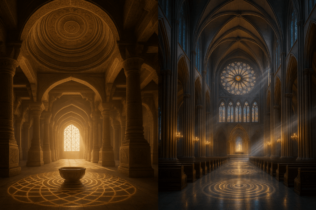 Apa Fungsi Bentuk Geometri Di Bangunan Kuil Dan Gereja Katedral? - D ...